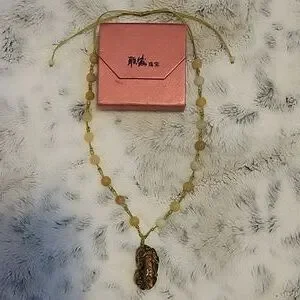 Jewelry | Tiger Eye Foo Dog Necklace | Poshmark